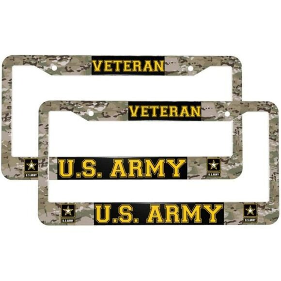 Other | 2 Pack Us Navy Veteran License Plate Frame | Poshmark